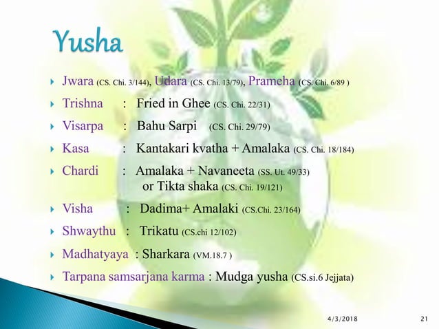 Rationality behind nitya sevaniya ahara dravya w.s.r to mudga in ...