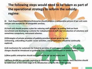 Rationalization of subsidies | PPTX