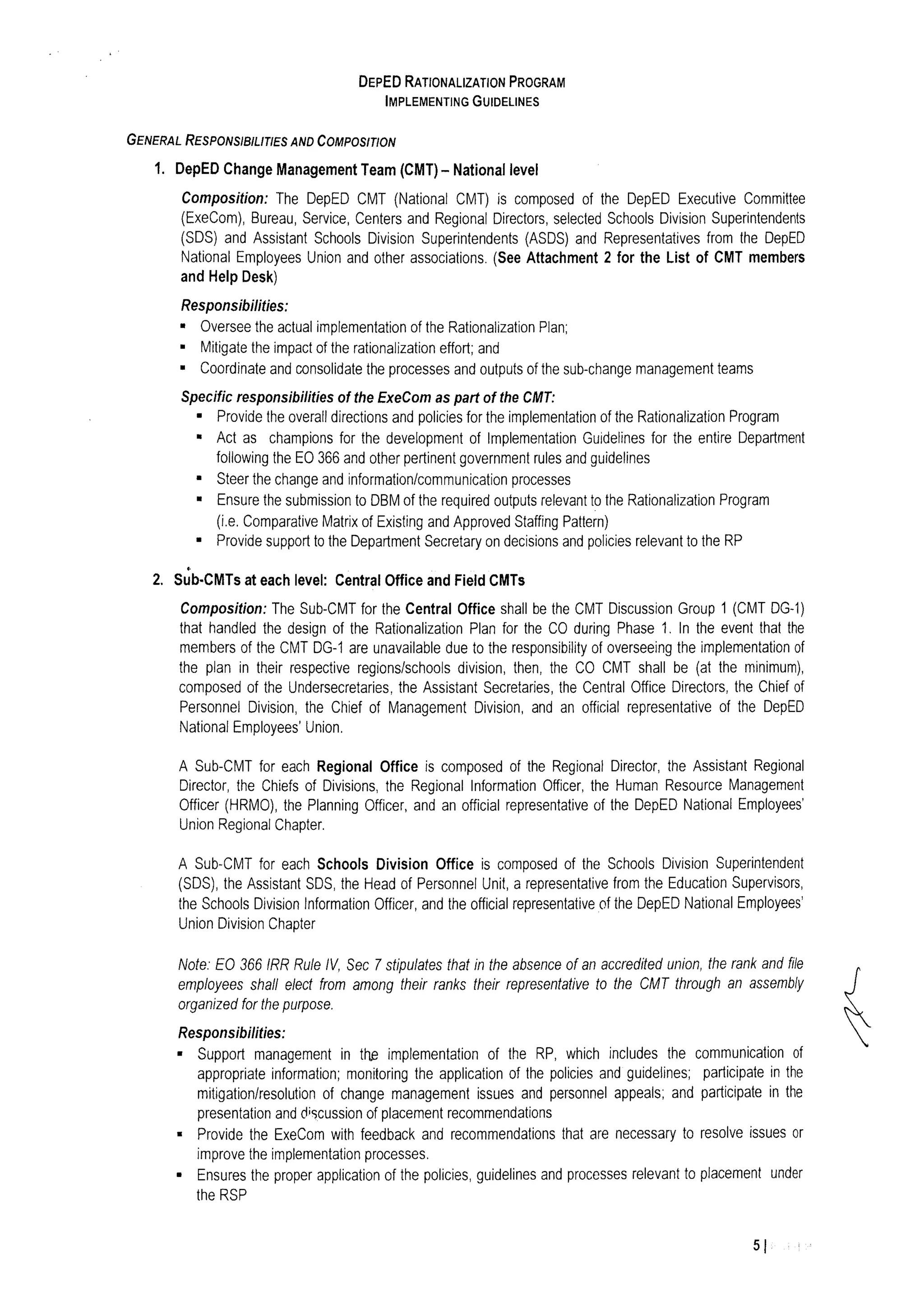 Rationalization plan | PDF