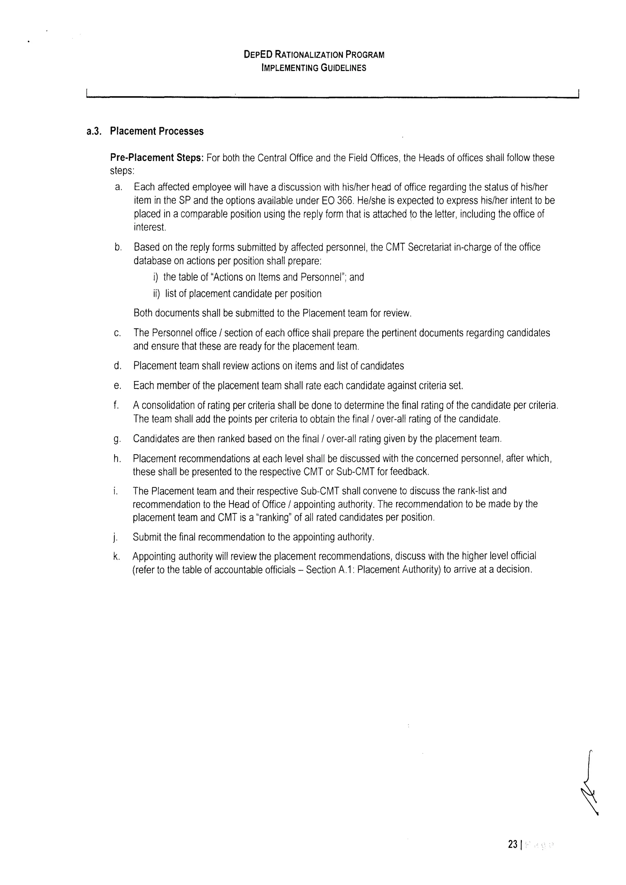 Rationalization plan | PDF