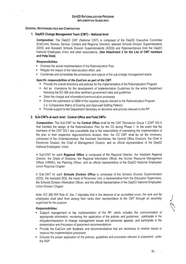 Rationalization plan | PDF