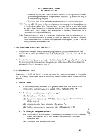 Rationalization plan | PDF