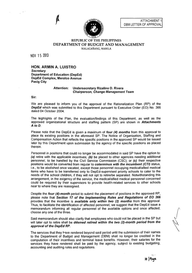 Rationalization plan | PDF