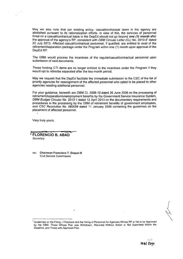 Rationalization plan | PDF