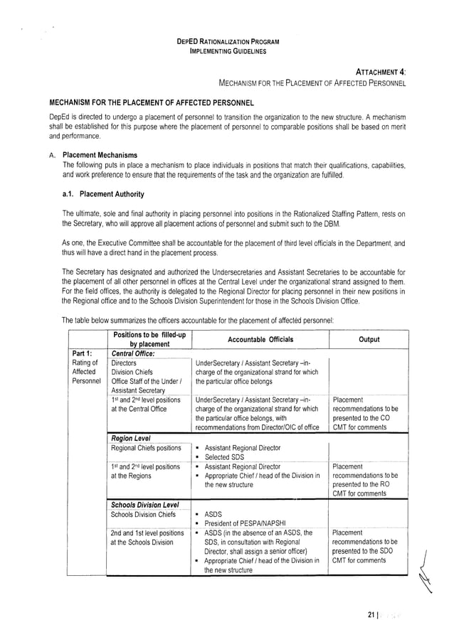 Rationalization plan | PDF
