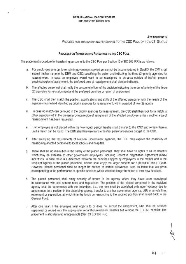 Rationalization plan | PDF