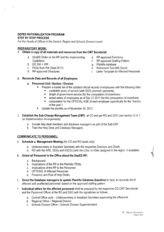 Rationalization plan | PDF