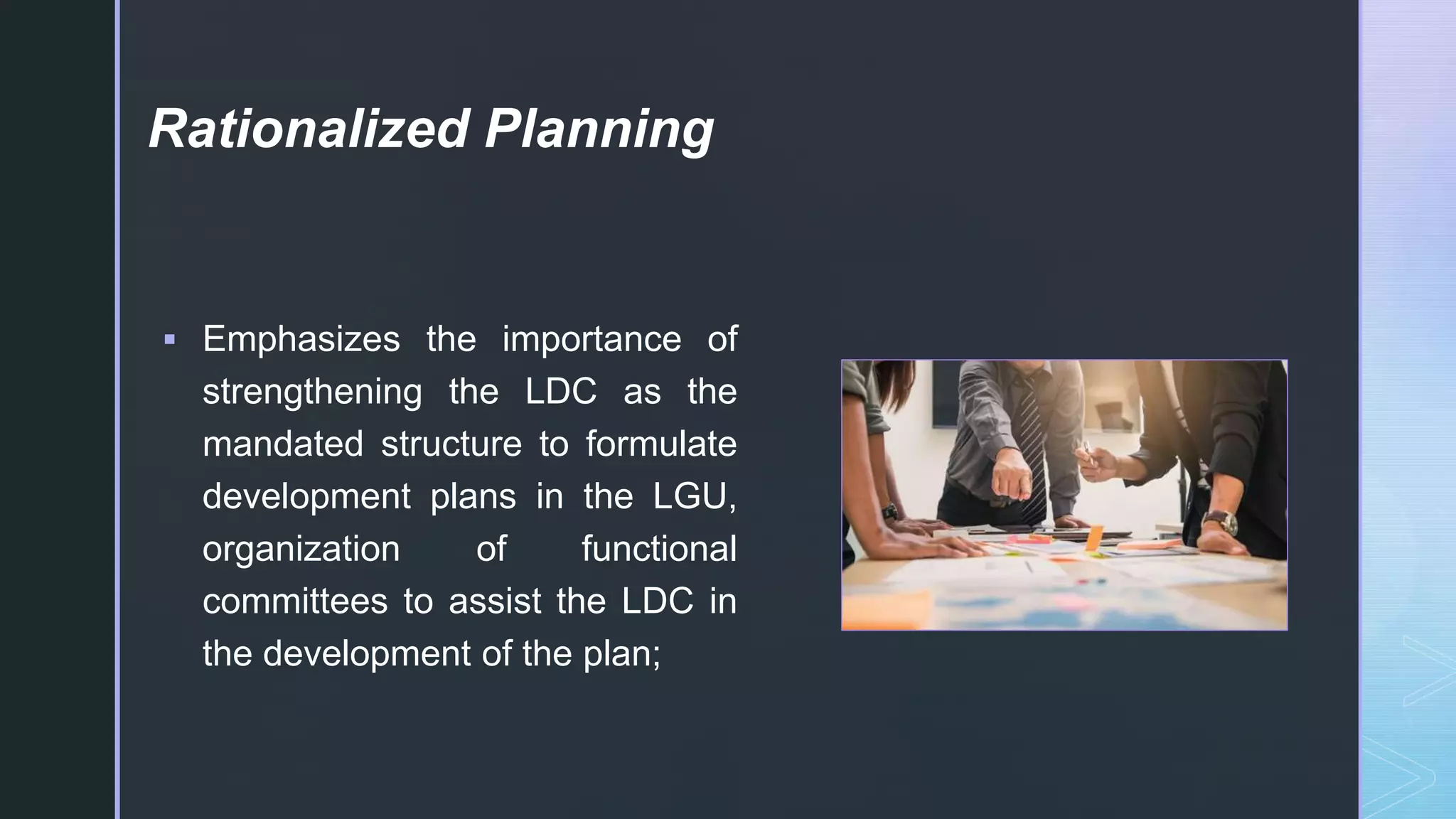 Rationalizing the Local Planning System and the Local Planning ...