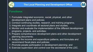 Rationalizing the Local Planning System and the Local Planning ...
