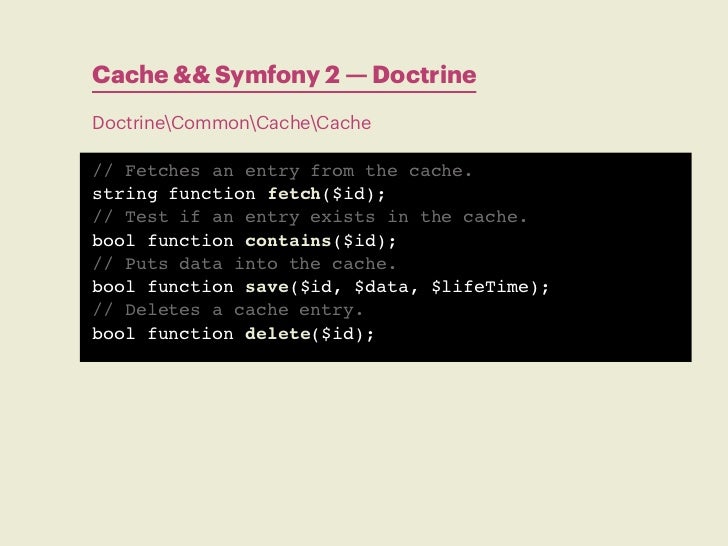 Rationally Boost Your Symfony2 Application With Caching Tips And Moni