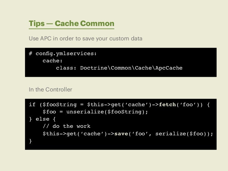 Rationally Boost Your Symfony2 Application With Caching Tips And Moni