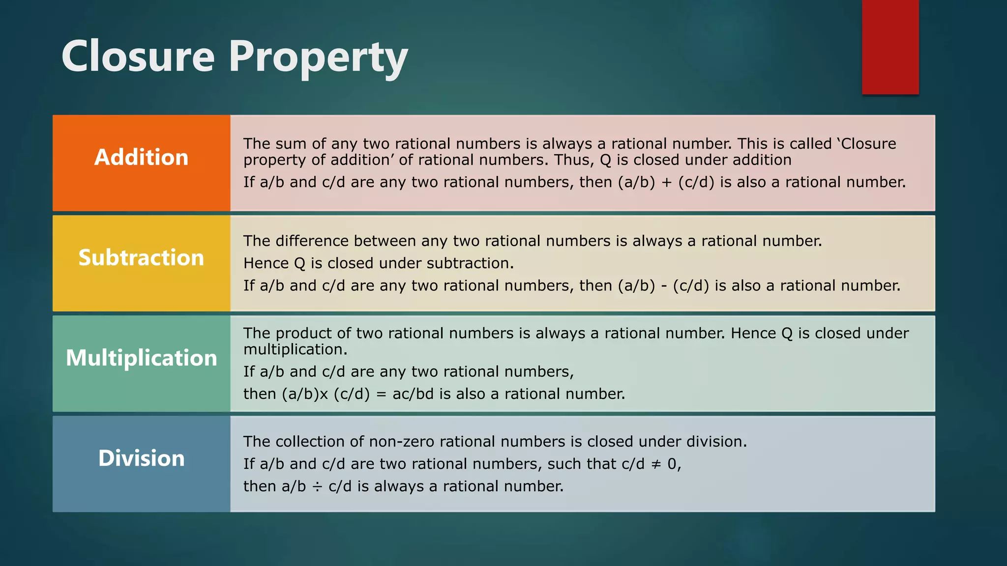 Rational numbers | PPTX