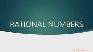 Rational numbers | PPTX
