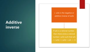 Rational numbers | PPTX