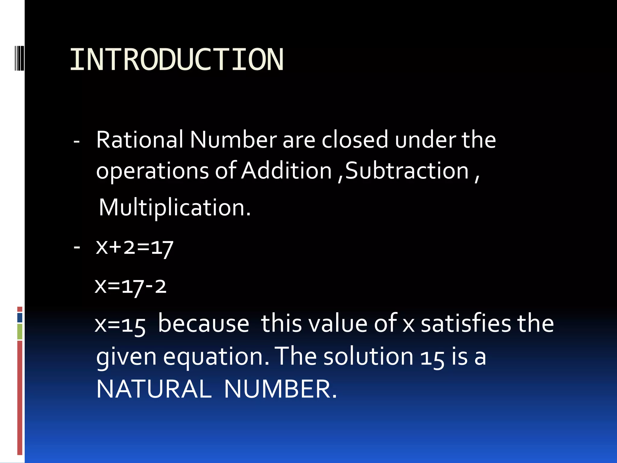 Introduction to rational no | PPTX