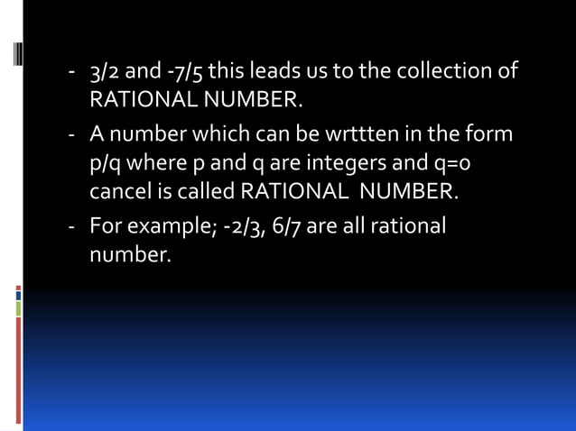 Introduction to rational no | PPTX