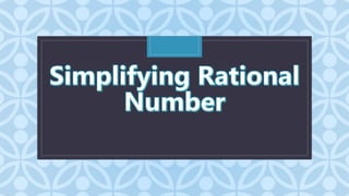 Rational number | PPT