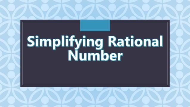 Rational number | PPT