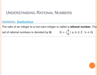 Rational numbers | PPTX