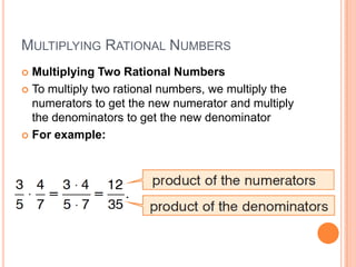 Rational numbers | PPTX