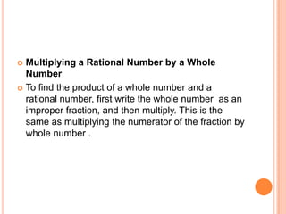 Rational numbers | PPTX