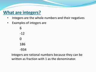 Rationalnumbers | PPT