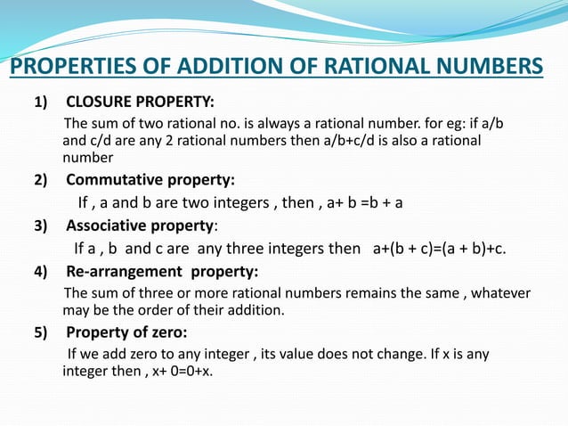 Rationalnumbers | PPT