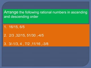 Rational numbers | PPT