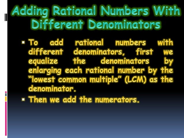 Rational numbers | PPTX