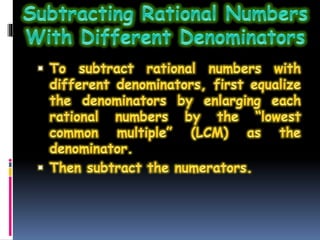 Rational numbers | PPT | Free Download