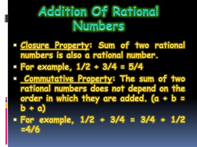 Rational numbers | PPTX
