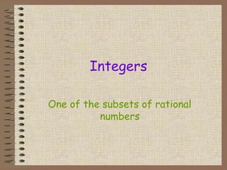 Rational numbers class 9th | PPT