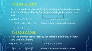 Rational numbers | PPTX