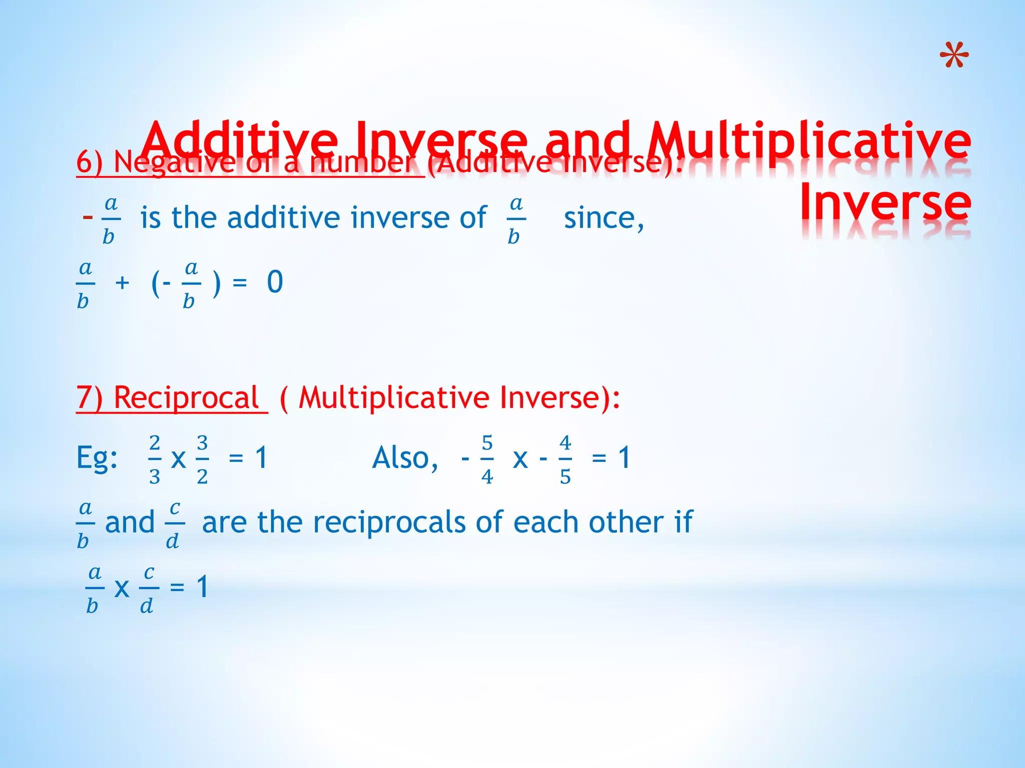 Rational numbers | PPTX