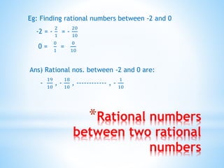 Rational numbers | PPTX