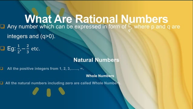 Rational numbers Class VIII | PPT