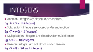 Rational numbers | PPTX