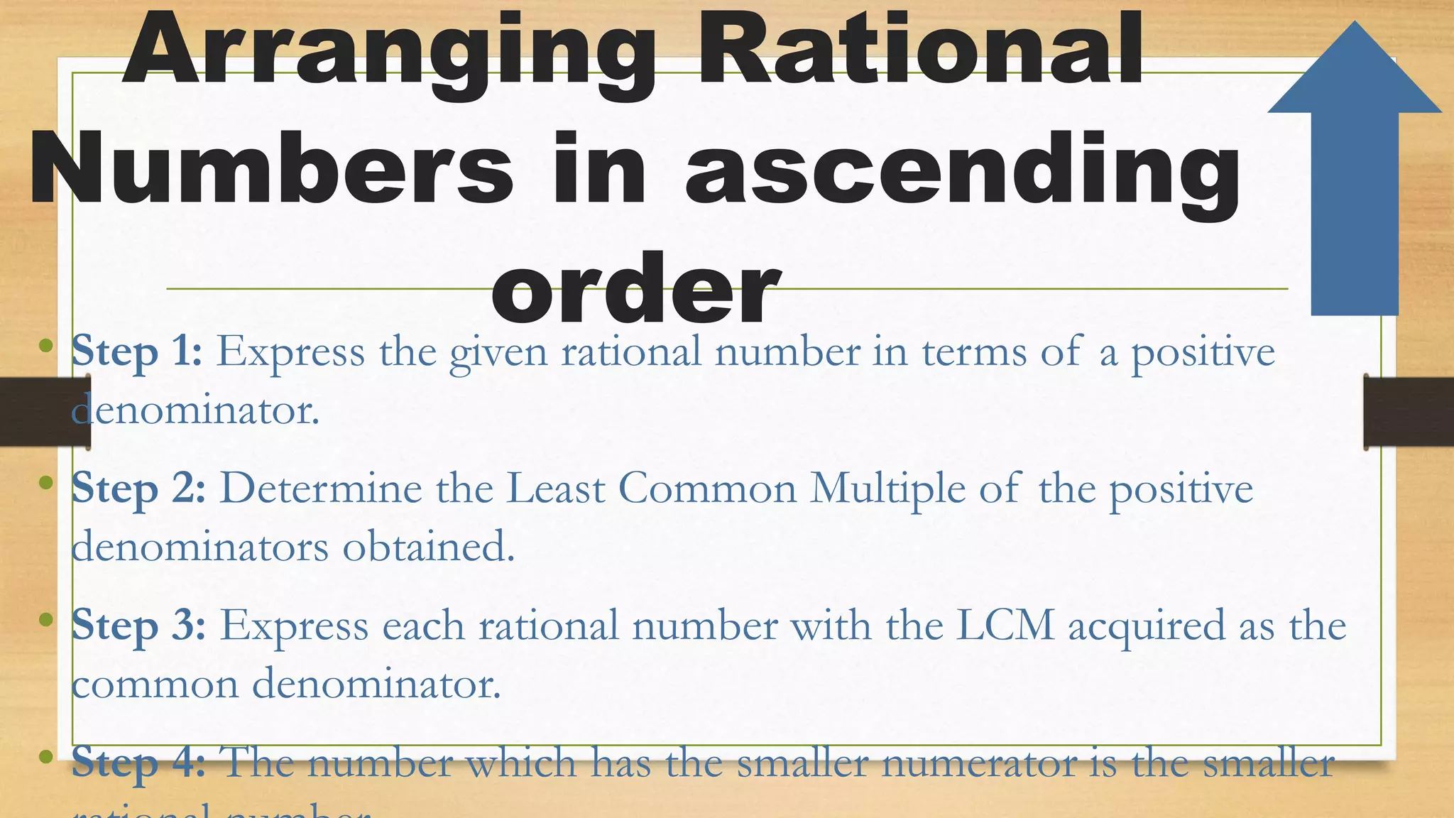 Rational numbers | PPTX