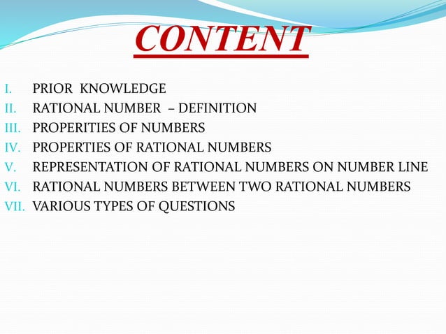 Chapter-1 Rational numbers Class 8th | PPTX | Computing | Technology & Computing