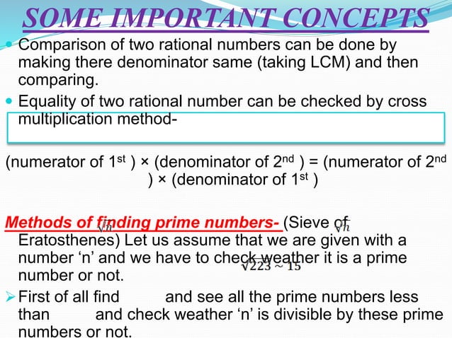 Chapter-1 Rational numbers Class 8th | PPTX | Computing | Technology & Computing