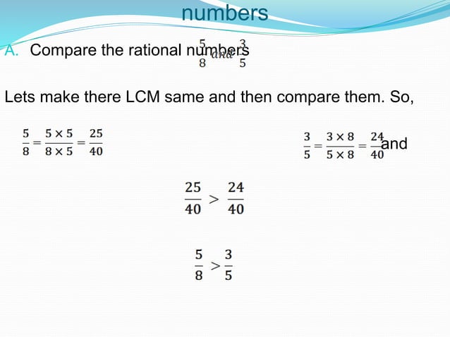 Chapter-1 Rational numbers Class 8th | PPTX | Computing | Technology & Computing