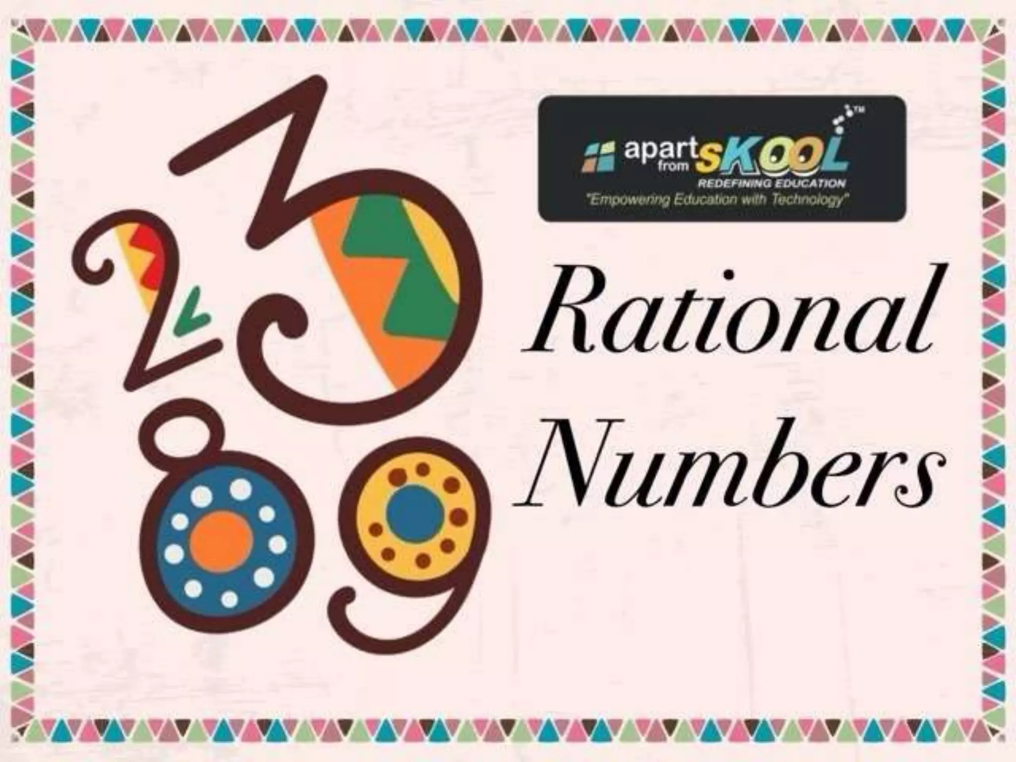 Rational numbers 8 th std | PPTX