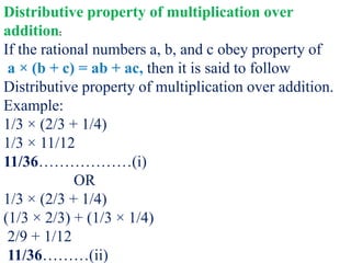 Rational numbers 8 th std | PPTX