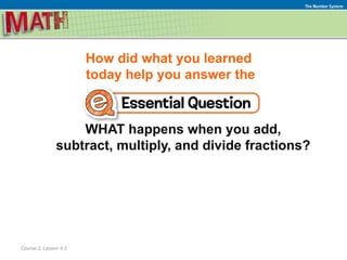 Rational Numbers and Fractions Rational Numbers and Fractions .pptx