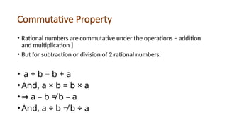 Rational Numbers and Irrational. The examples of Rational Numbers and ...