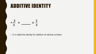 Rational numbers introduction ex 1.1 | PPTX