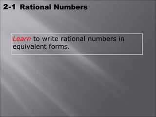 Rational numbers | PPT
