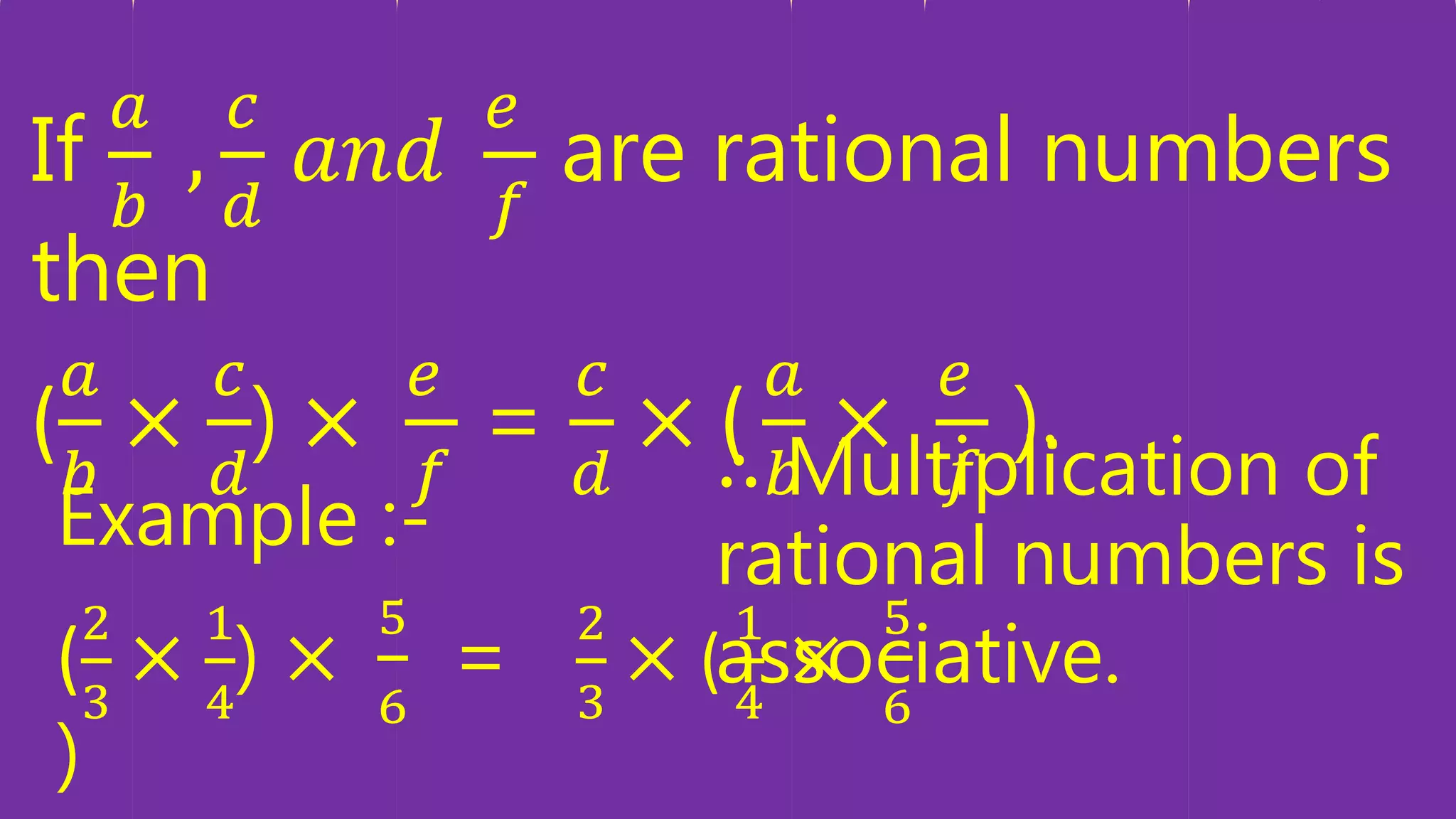 Properties of Rational Numbers | PPTX | Real Estate Renting and Leasing ...