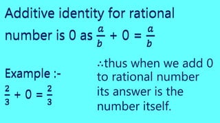 Properties of Rational Numbers | PPTX