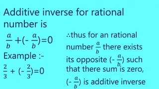 Properties of Rational Numbers | PPTX